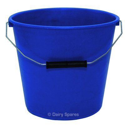 Calf Bucket Flexible and Durable Blue 5ltr - BU01 - Dairy Spares
