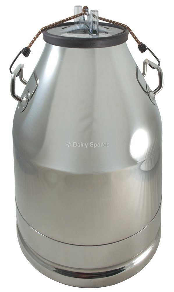 Vaccar Stainless Steel Dump Bucket c/w Lid, 16mm Milk Tube - DB100 ...