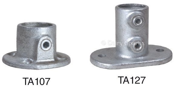 Tubular Clamp Base Flange BSP Sizing - 77512 - Dairy Spares